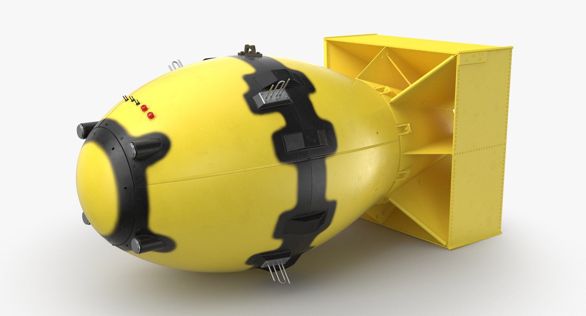 Fat Man Nuclear Bomb 3D Model - TurboSquid 1292083