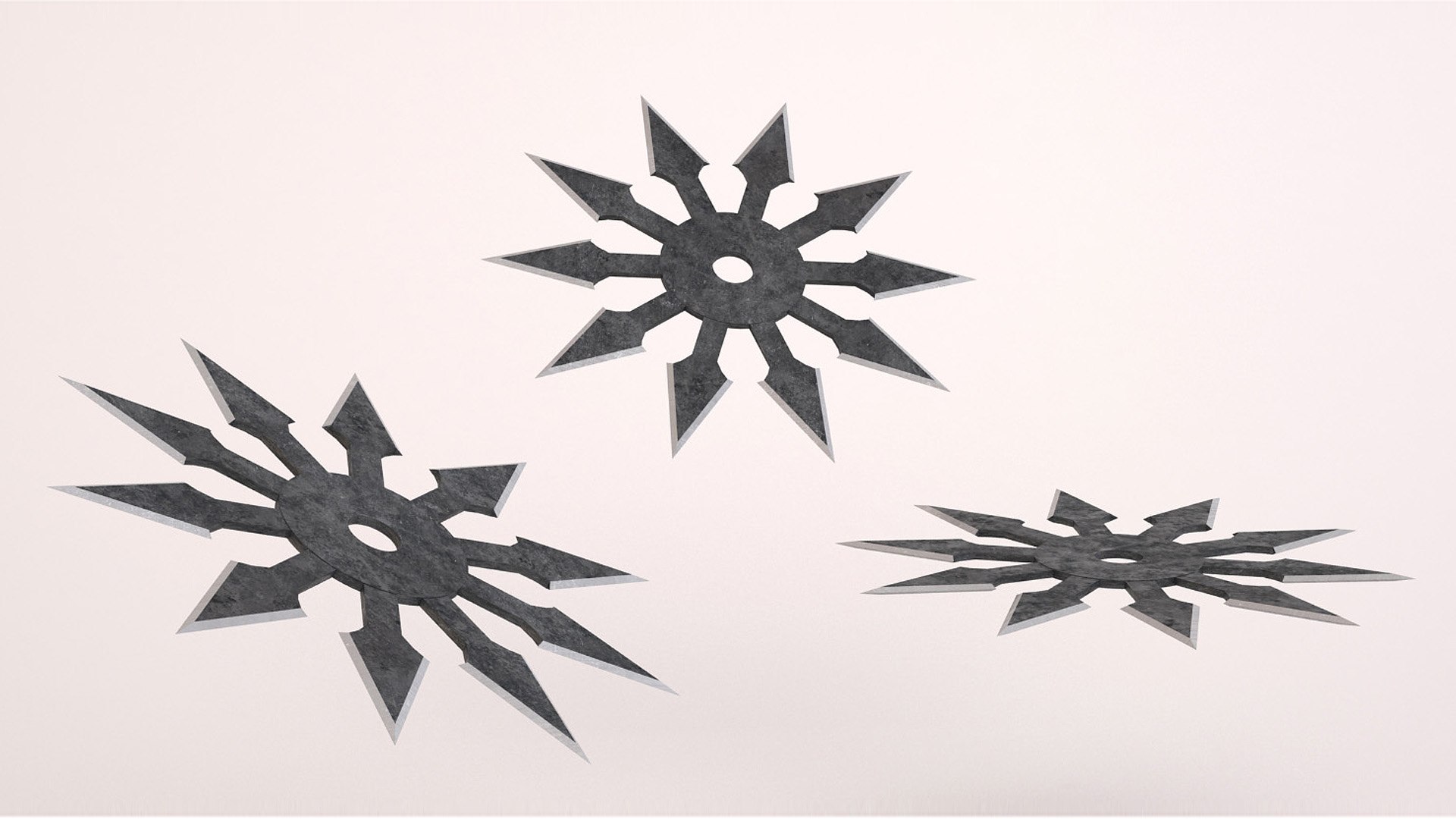 Jippo Throwing Star Model - TurboSquid 1421644