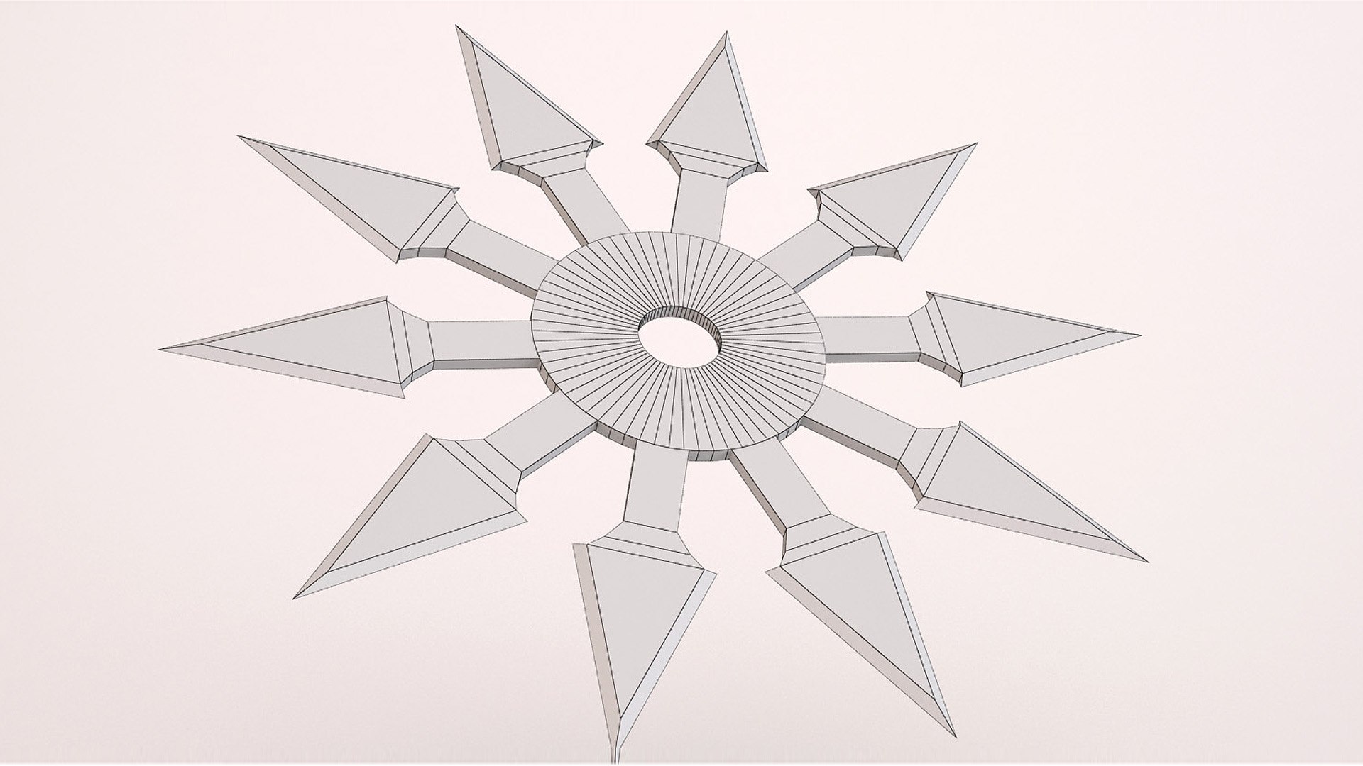Jippo Throwing Star Model - TurboSquid 1421644