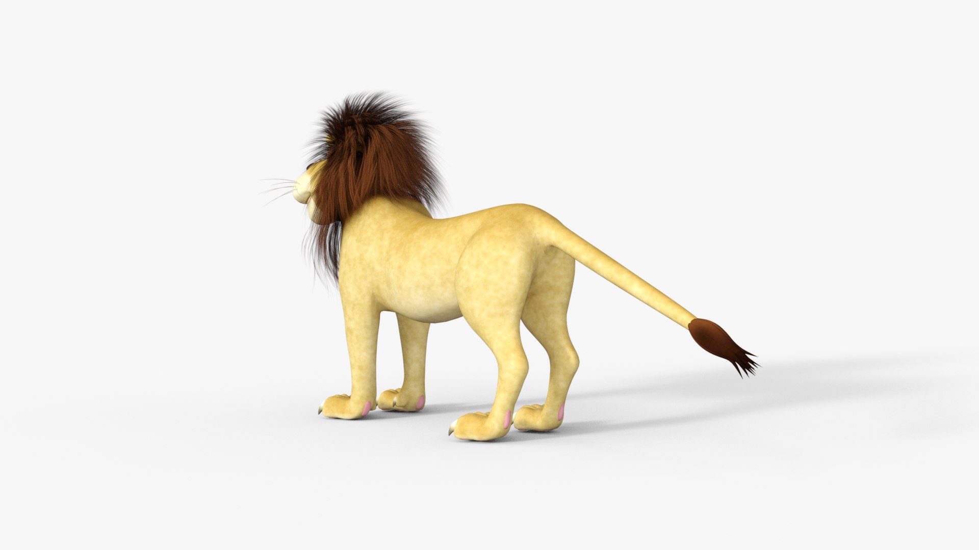 3D Cartoon Lion Rigged Model - TurboSquid 2017276