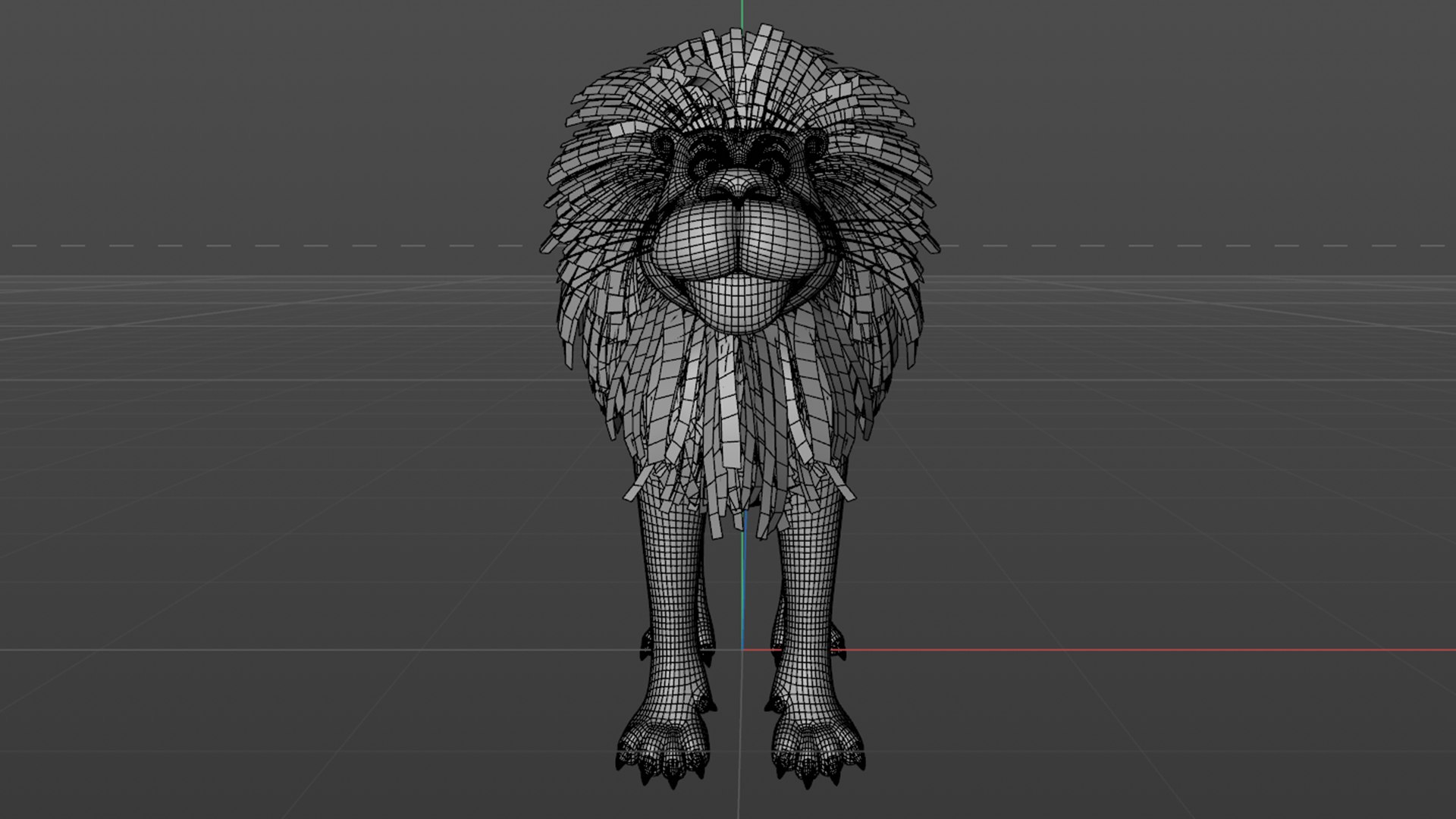 3D Cartoon Lion Rigged Model - TurboSquid 2017276