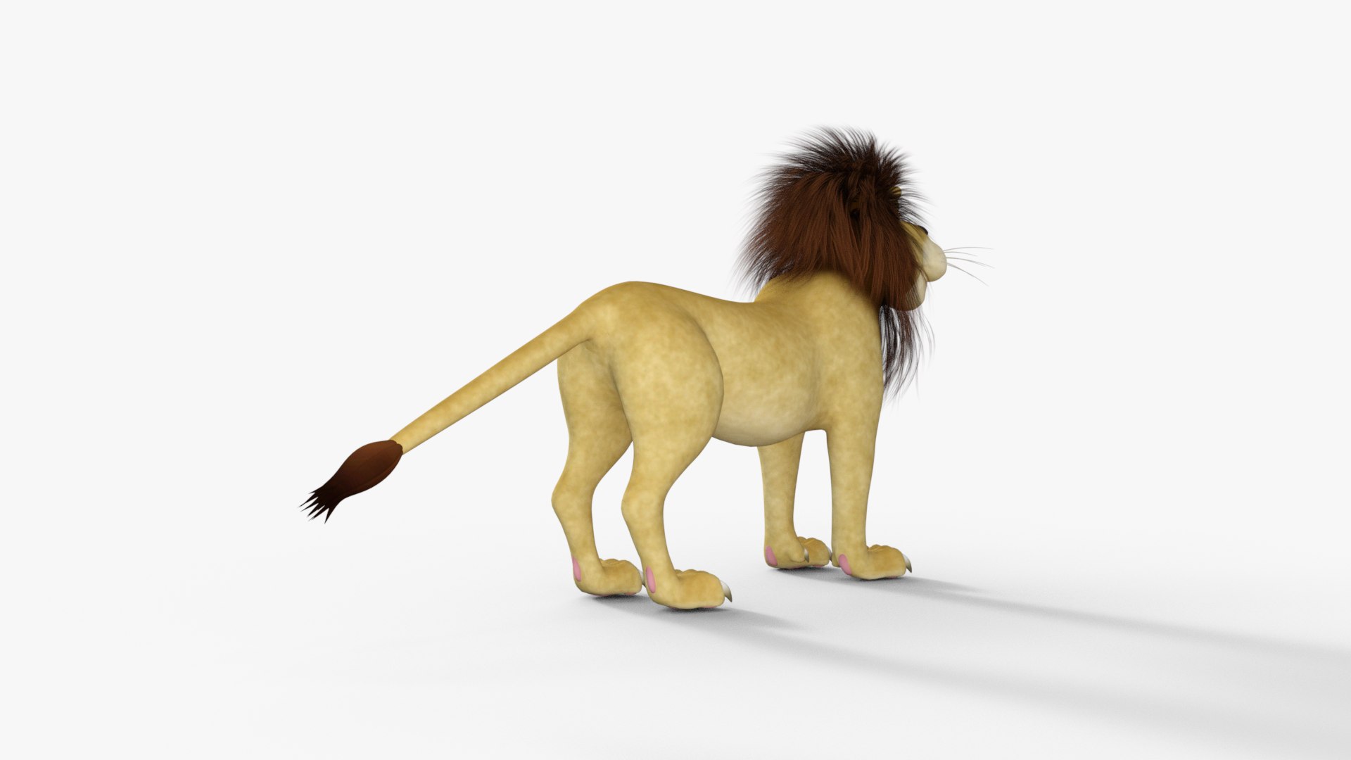 3D Cartoon Lion Rigged Model - TurboSquid 2017276