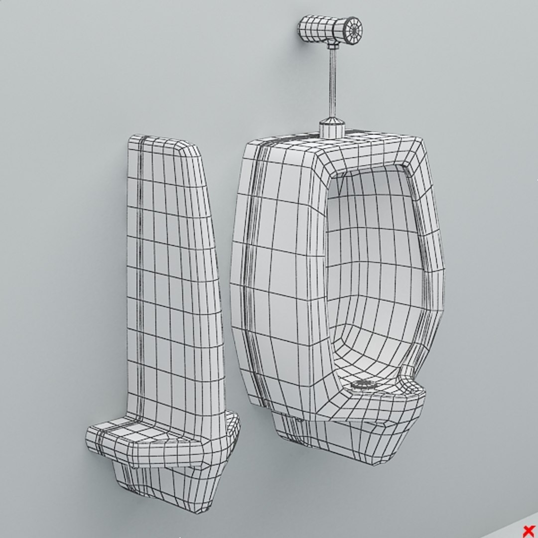 Urinal 3d Model