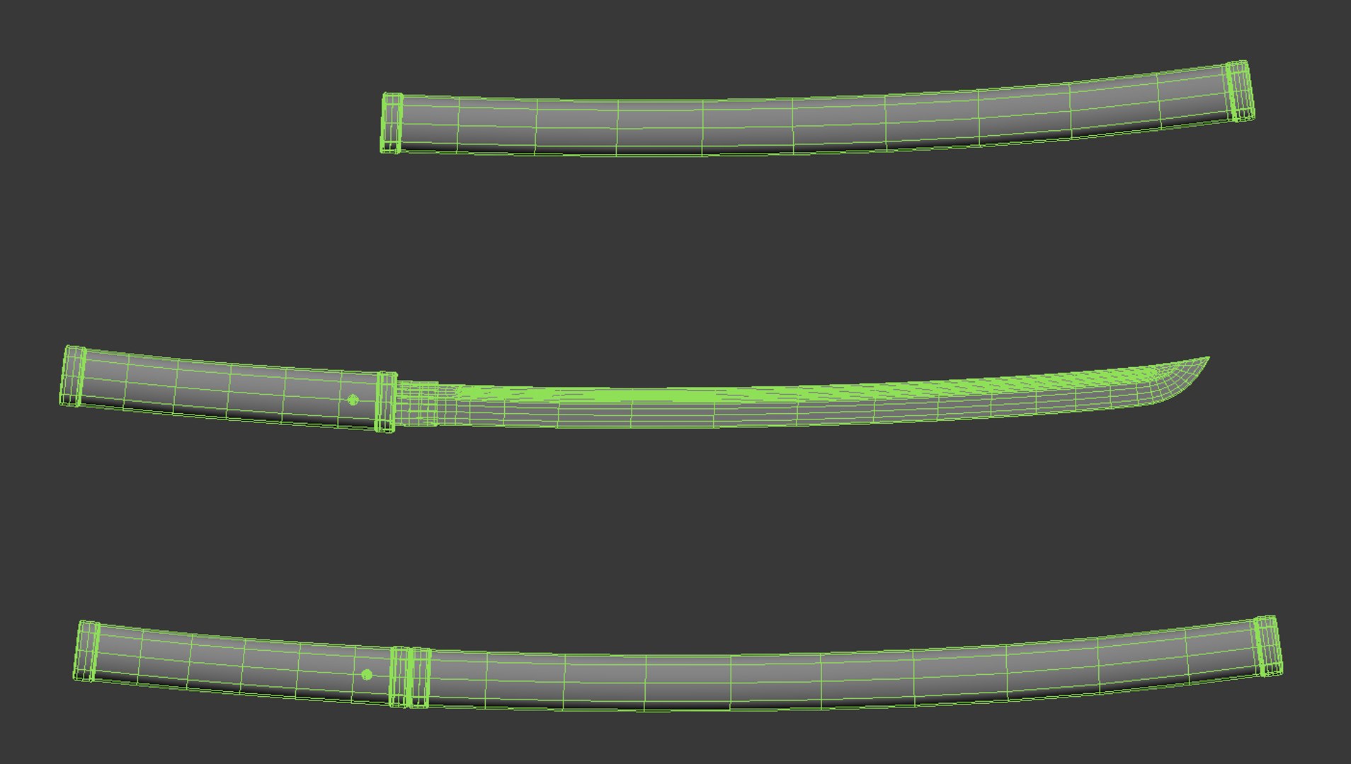 3D Japanese Katana Model - TurboSquid 1444423