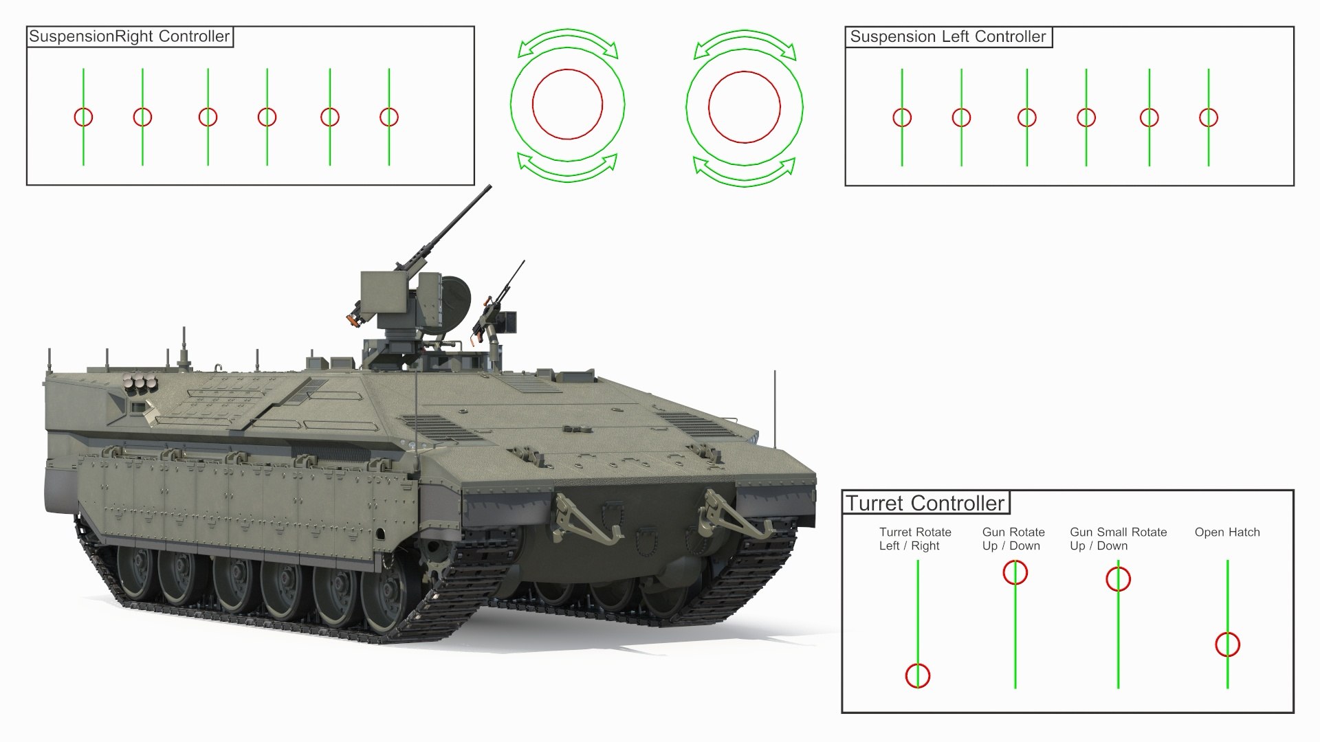 Israeli Namer APC With Machine Gun Station Rigged Model - TurboSquid ...