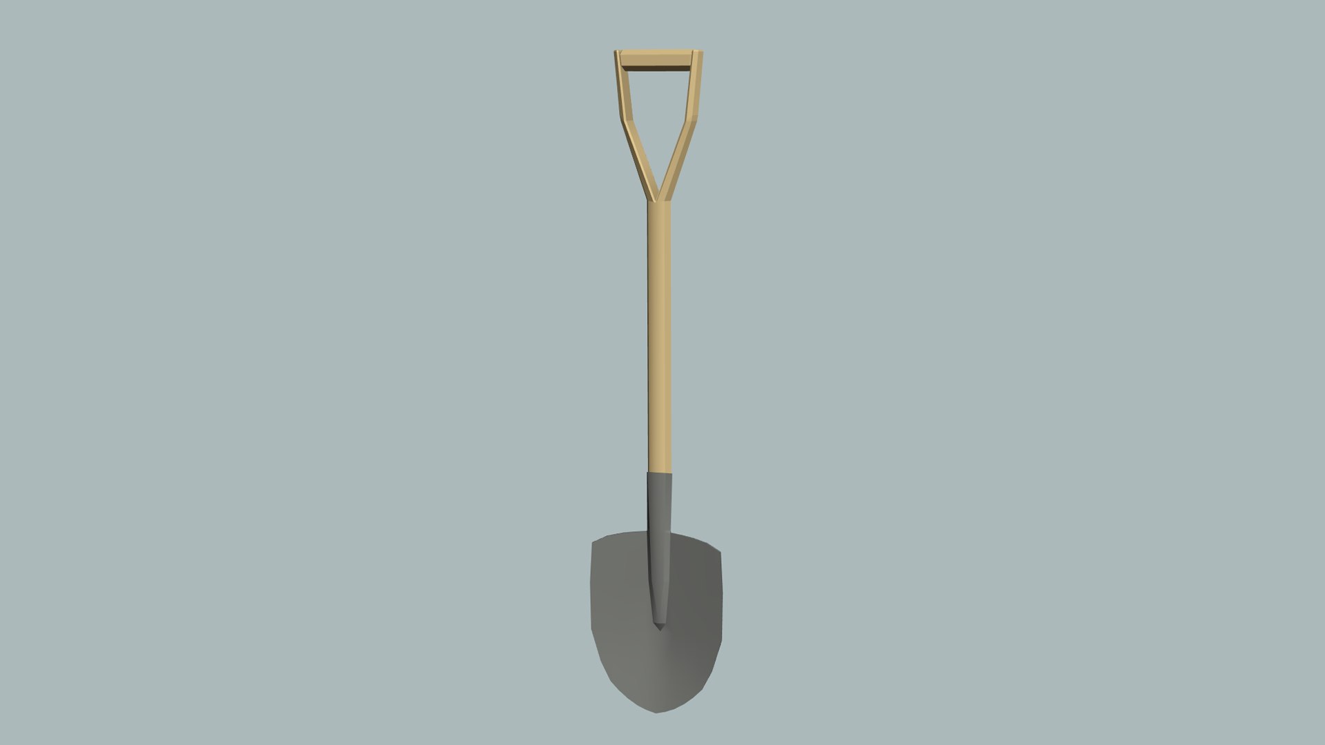 Low Poly Cartoon Shovel 3D Model - TurboSquid 2025578