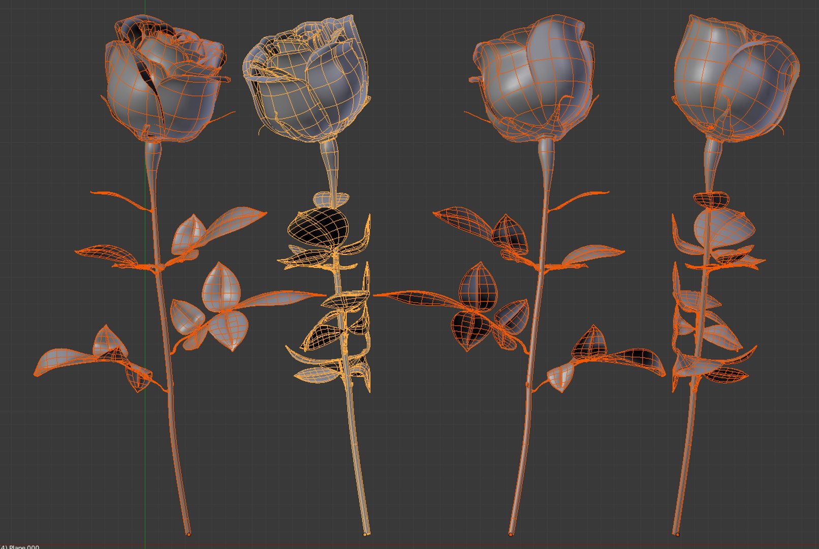 Rose 3D Model - TurboSquid 1189716