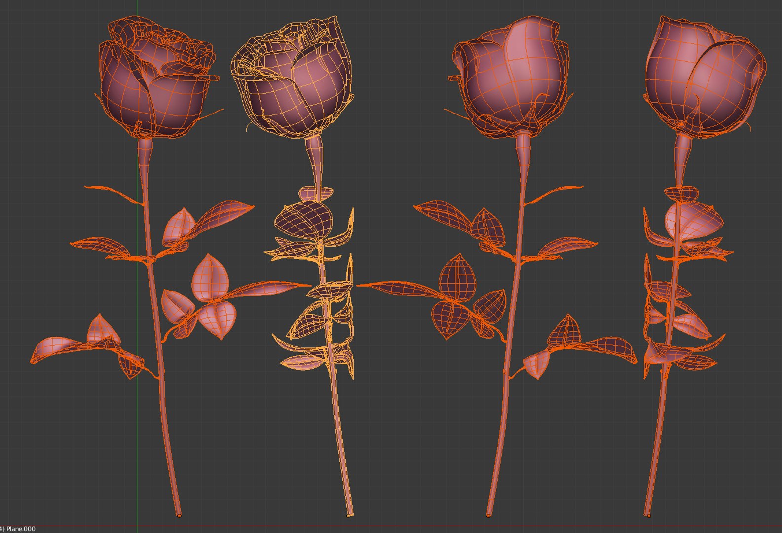 Rose 3D Model - TurboSquid 1189716