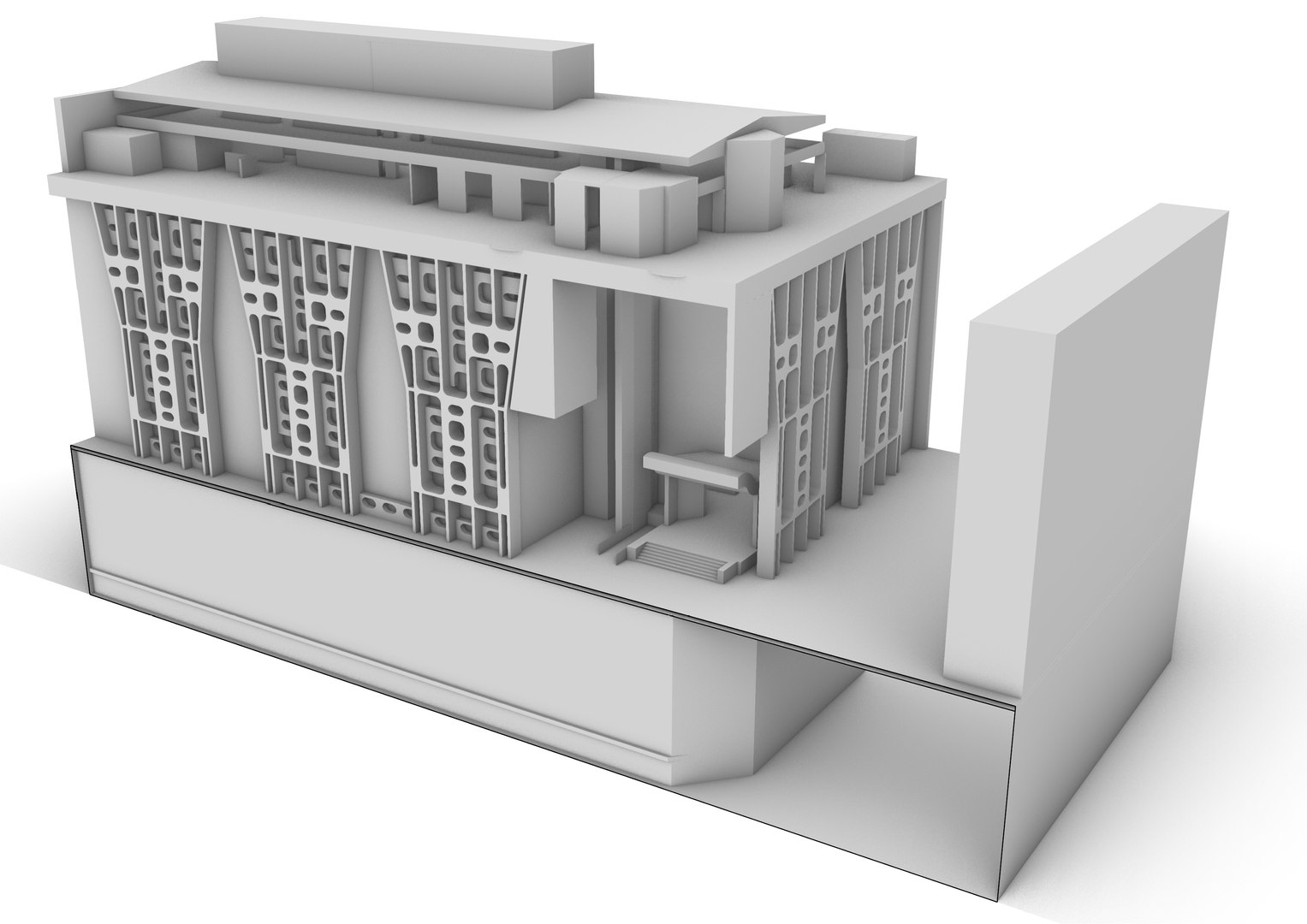 Banco De Londres Clorindo Testa 3D Model - TurboSquid 2181128