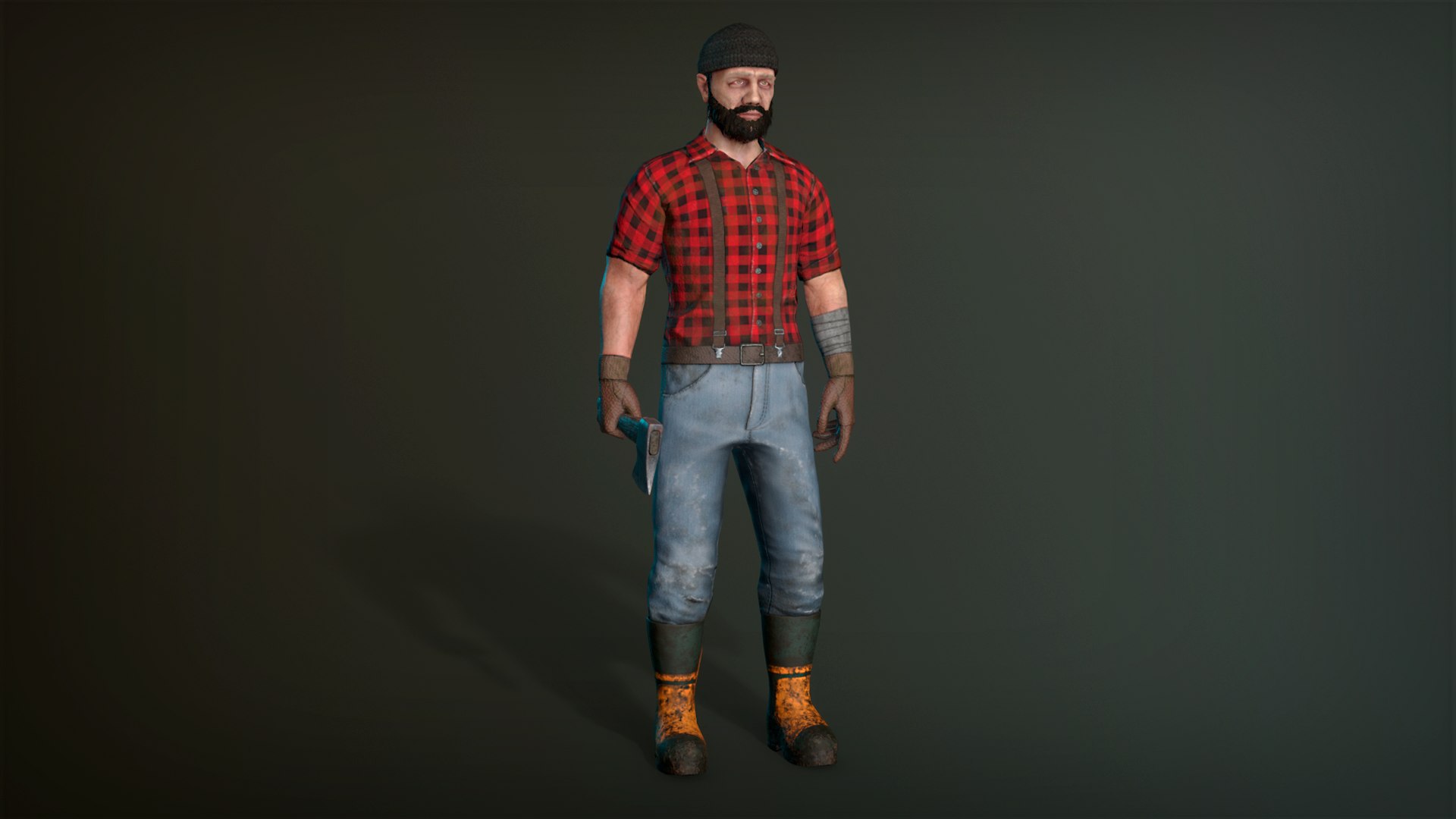 Lumberjack Games Animations 3D - TurboSquid 1559838
