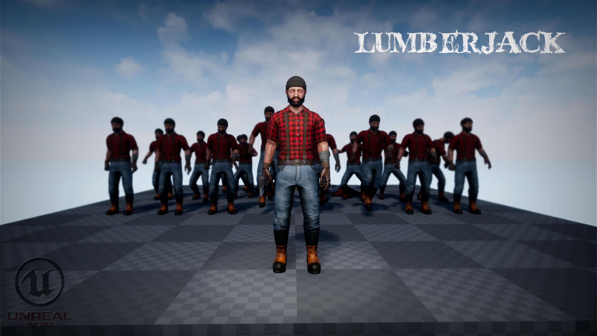 Lumberjack games animations 3D - TurboSquid 1559838