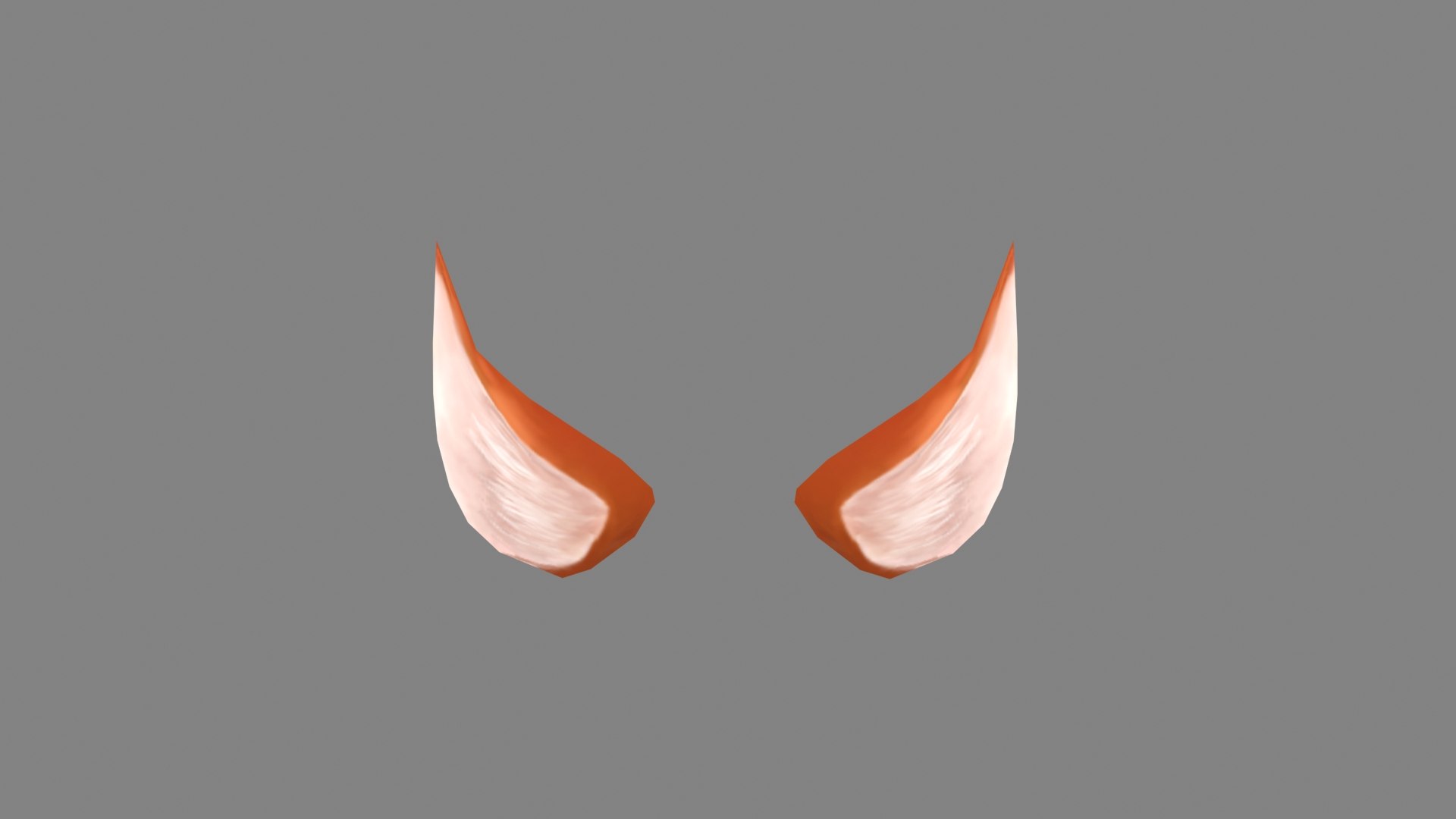 Cartoon Fox Ears - Head Decoration 3D Model - TurboSquid 2105036