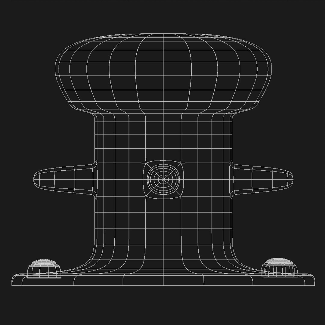 3d Model Of Marine Bollard