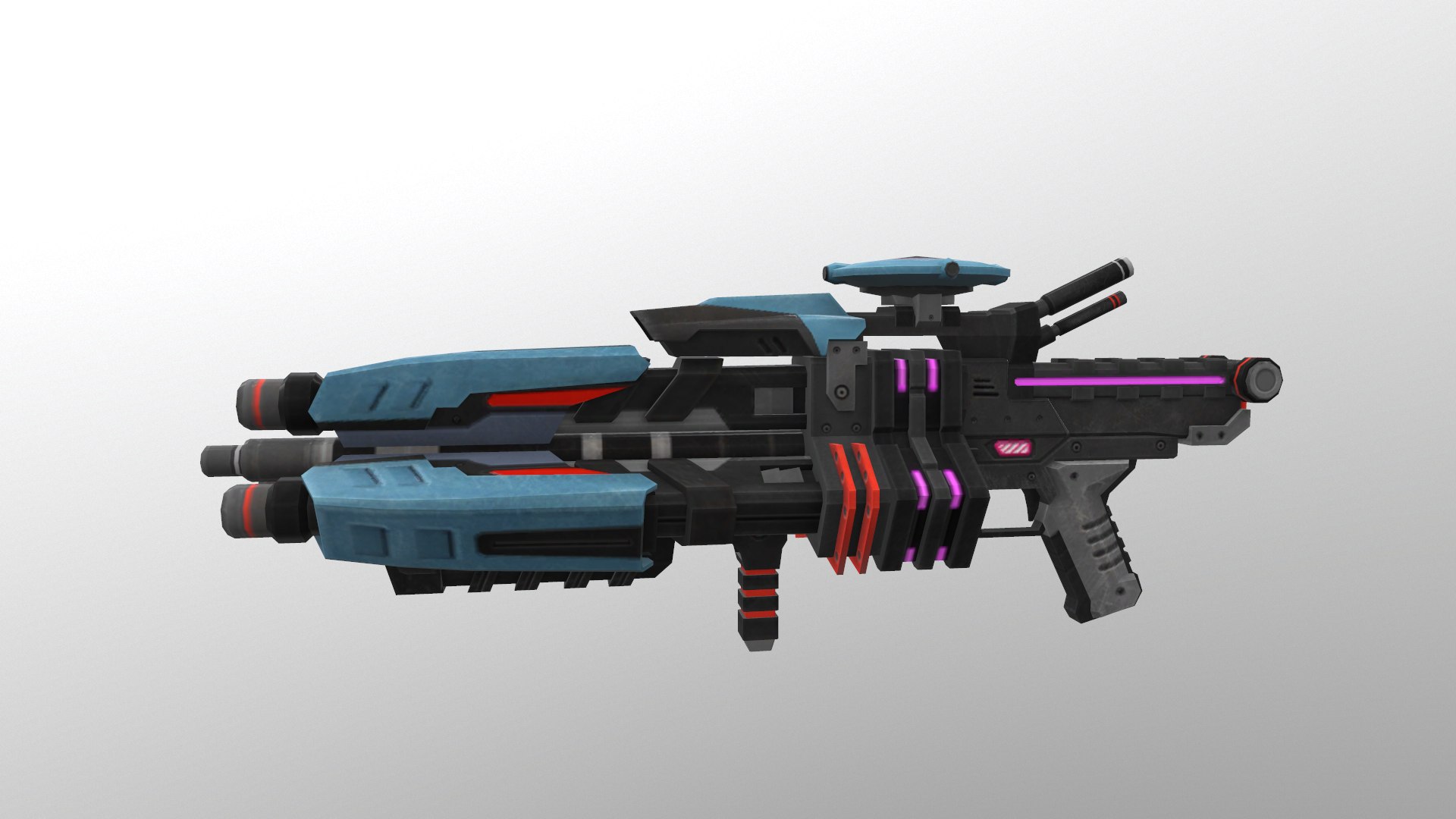 3D Model Funnel Gun Level 2 - TurboSquid 2186798