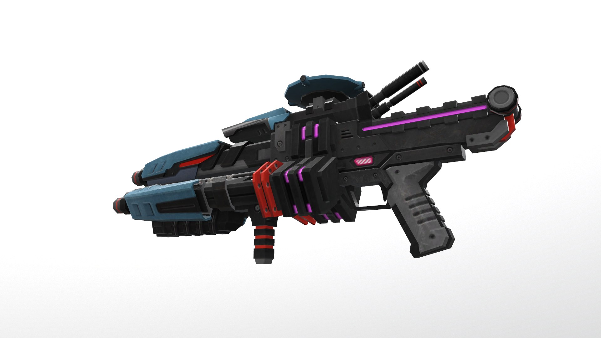 3D Model Funnel Gun Level 2 - TurboSquid 2186798