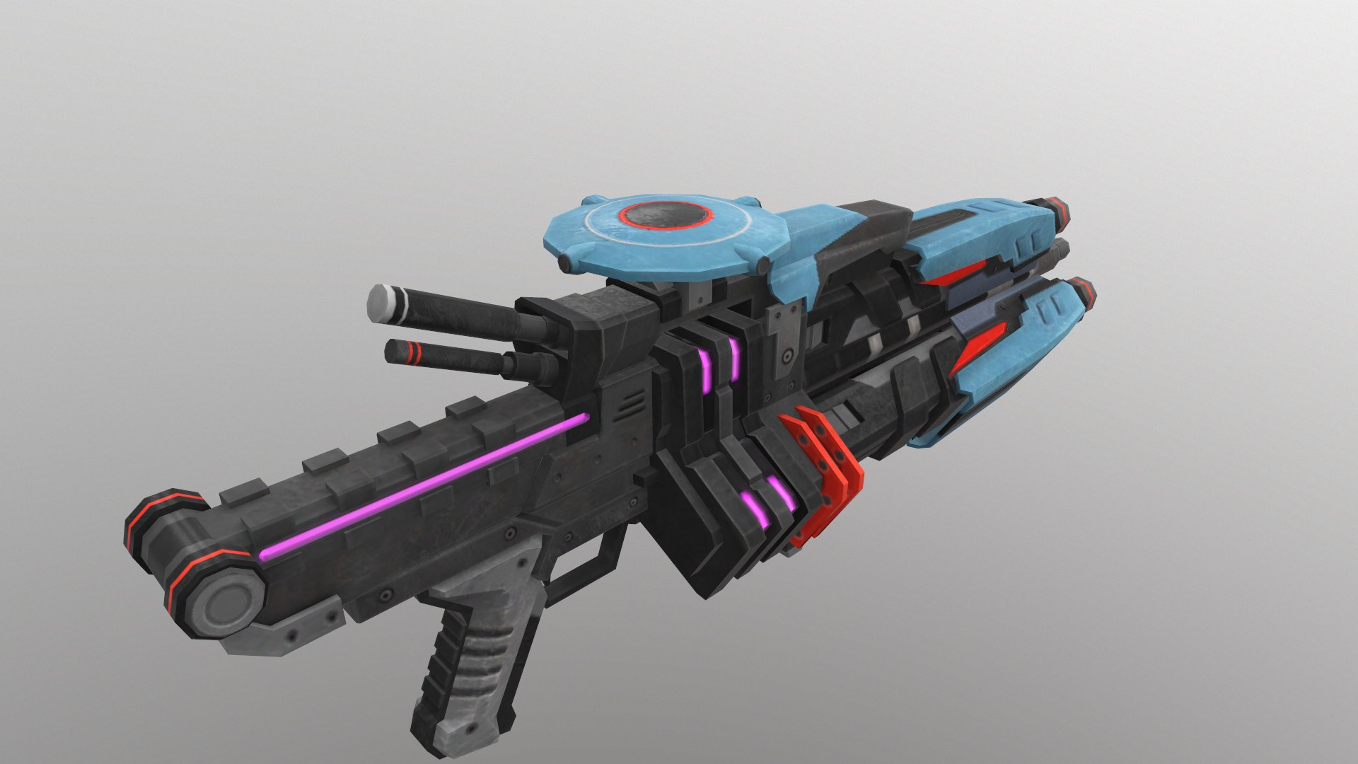 3D Model Funnel Gun Level 2 - TurboSquid 2186798