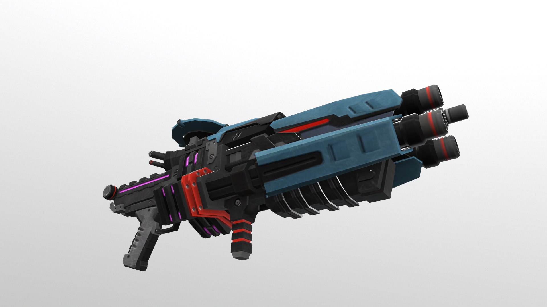 3D Model Funnel Gun Level 2 - TurboSquid 2186798