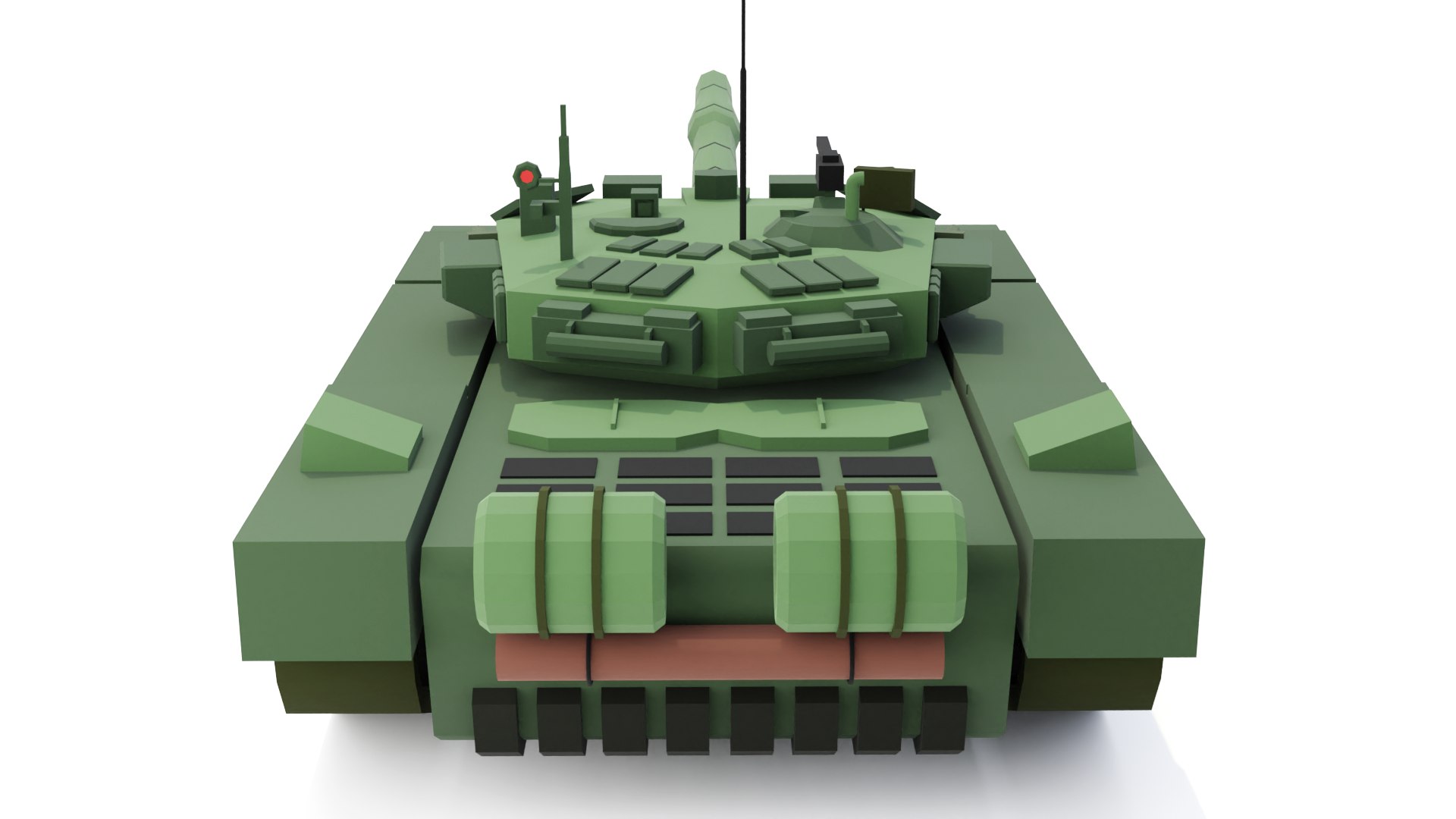 Low Poly T90 Tank 3D Model - TurboSquid 2439761