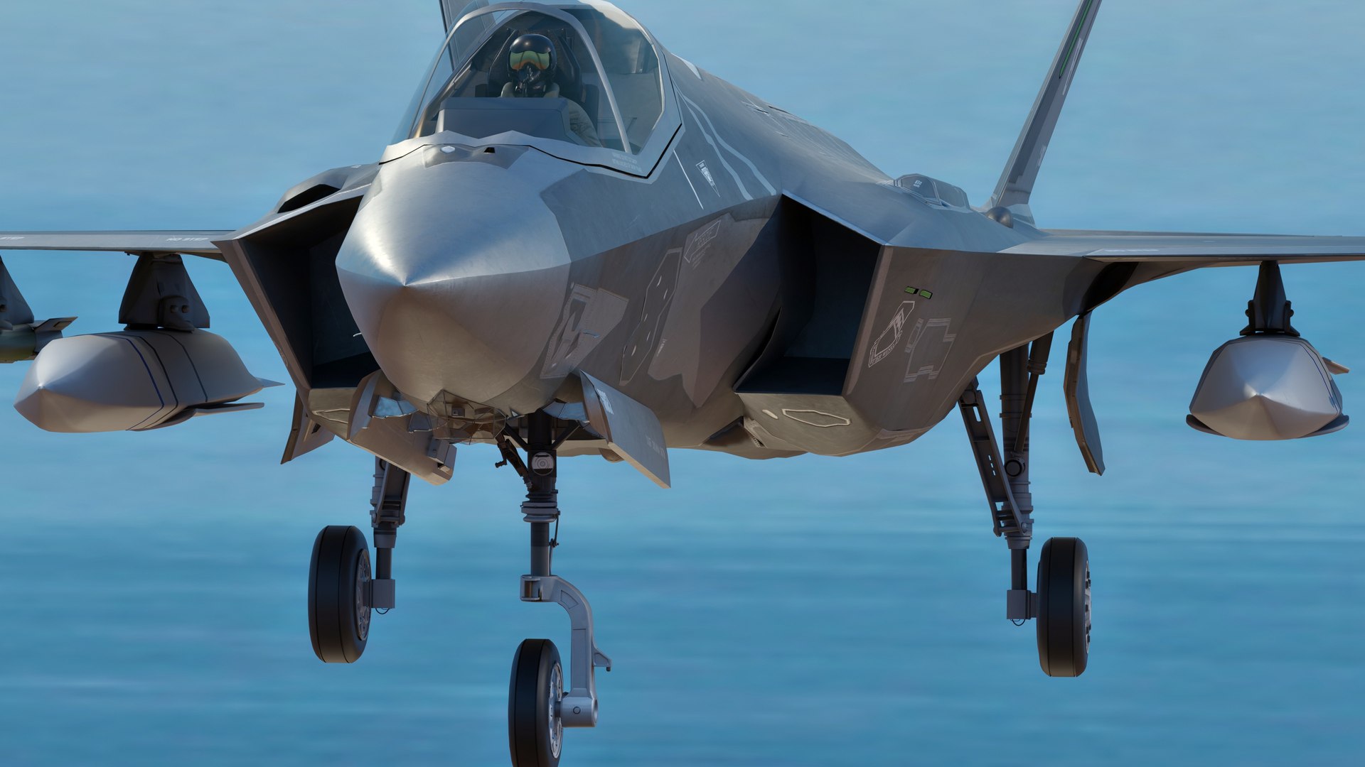 F35A Lightning II - Rigged - With High Resolution Textures 3D Model ...