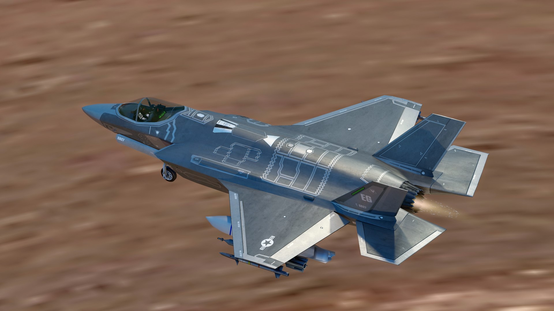 F35A Lightning II - Rigged - With High Resolution Textures 3D Model - TurboSquid 2355647