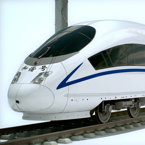 高速列车 - CRH3 CRH3C西门子Velaro带内饰3D模型 - TurboSquid 612163