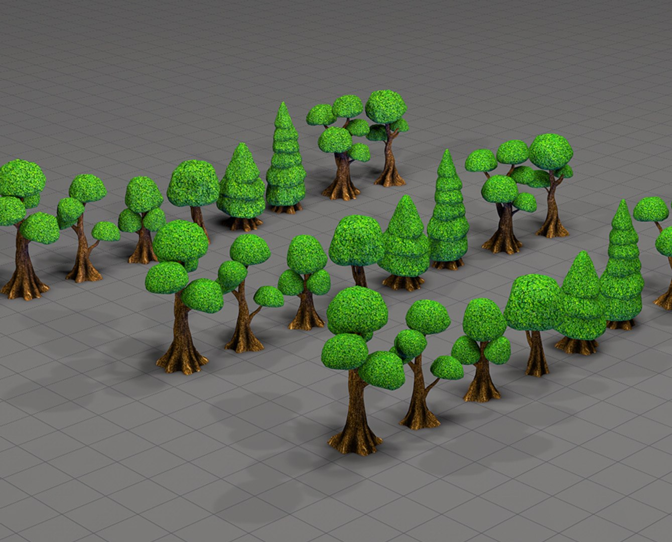 Trees Mesh 3 3d 3ds