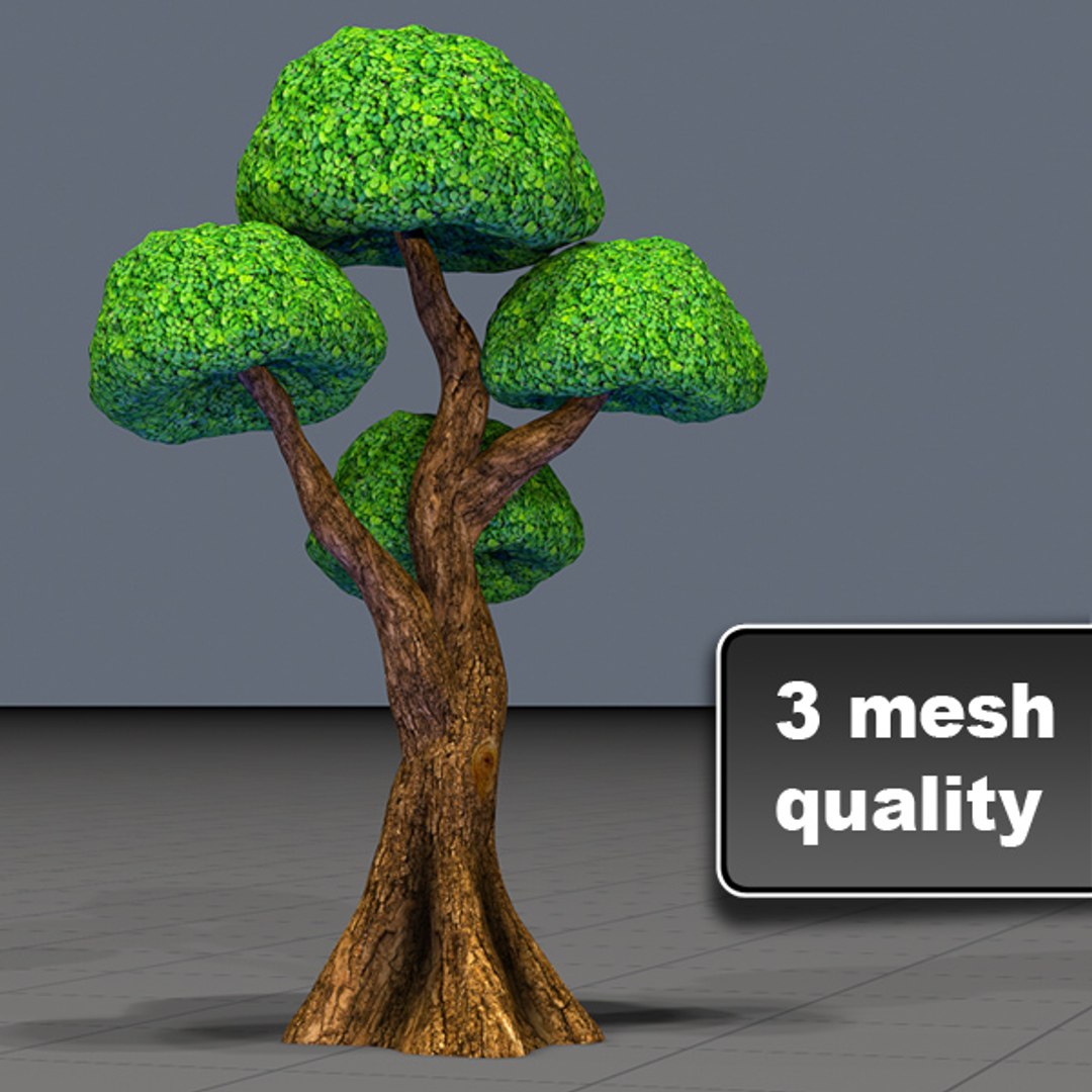 Trees Mesh 3 3d 3ds