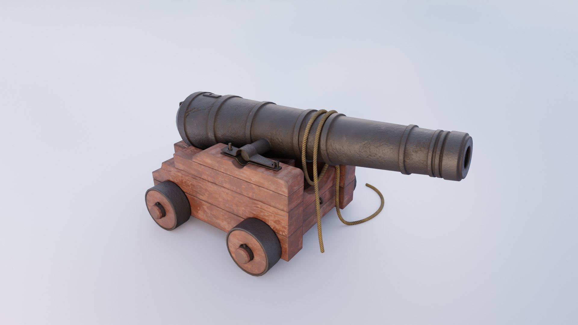 18th Century English Navy Canon 3D Model - TurboSquid 2411527