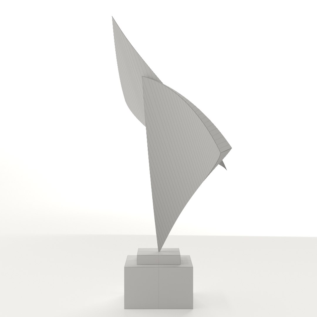 Modern Decorative Abstract Copper 3D Model - TurboSquid 1616835