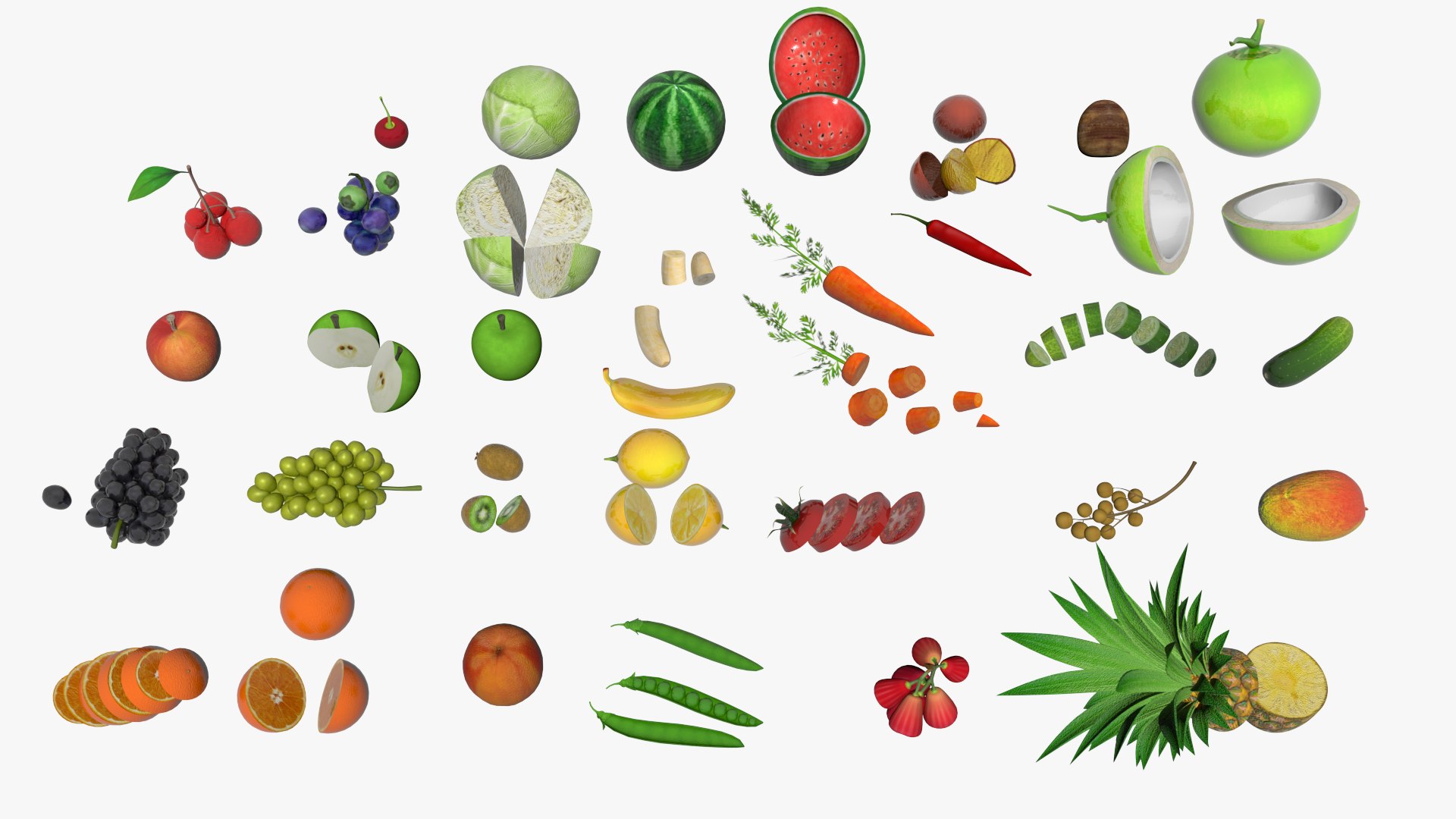 Fruit 3D - TurboSquid 1843701