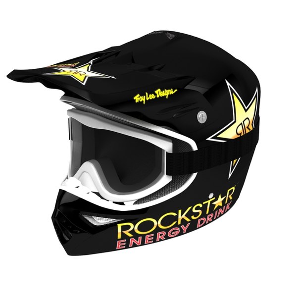 3d tld rockstar helmet goggles