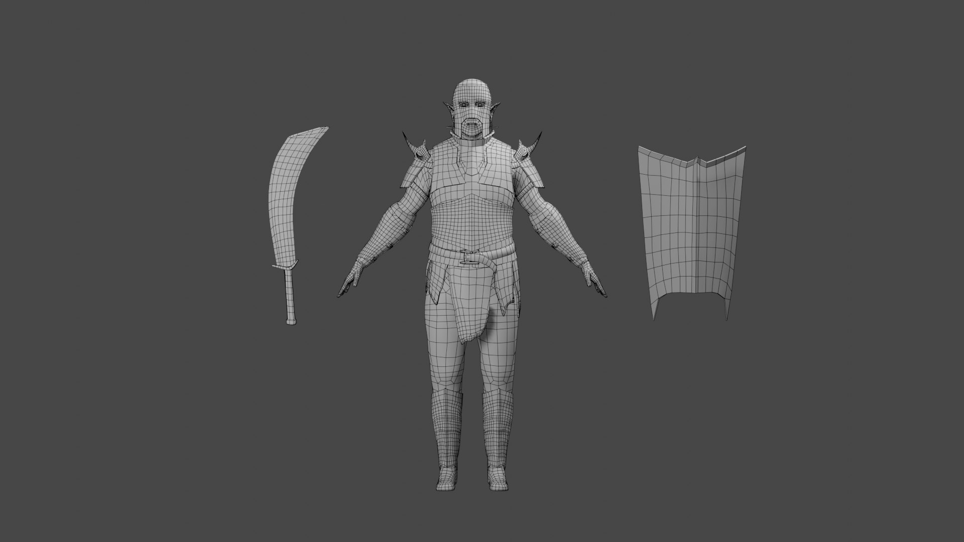 3D Orc Warrior - TurboSquid 2058091