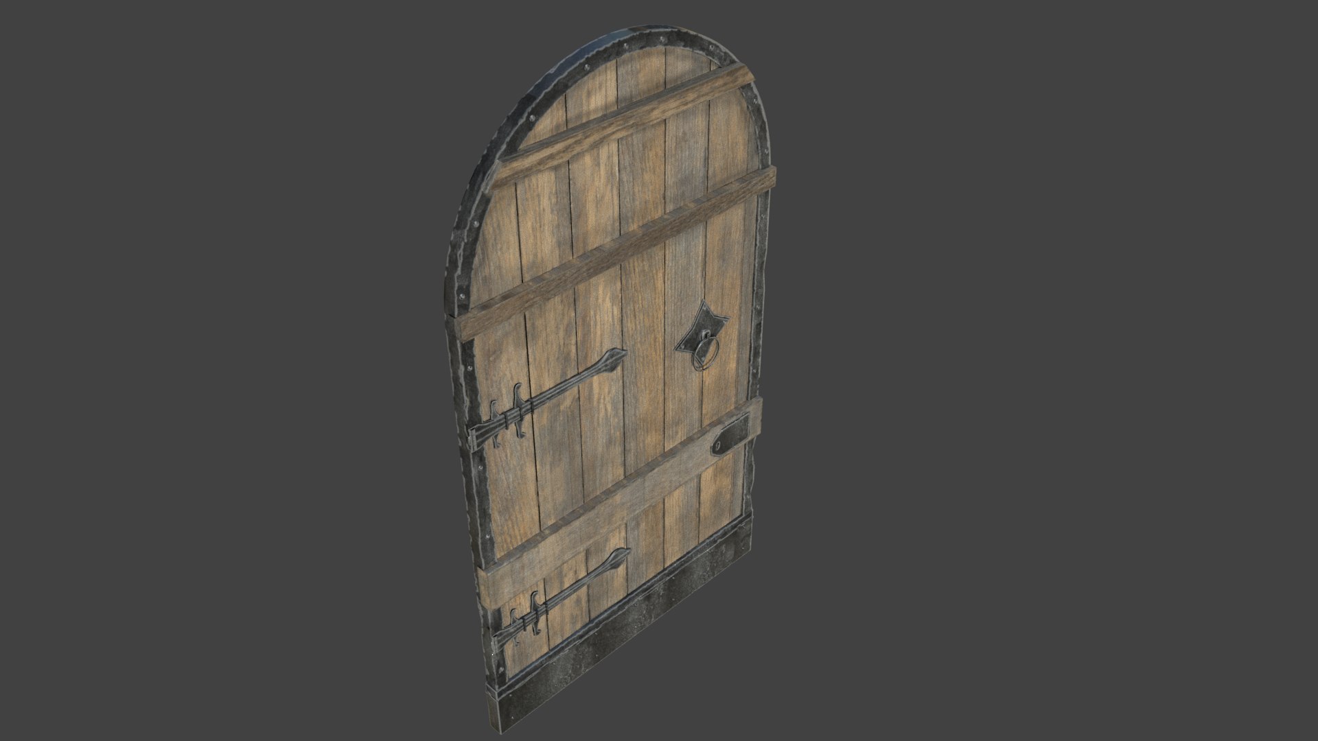 Medieval door 3D model - TurboSquid 1706491