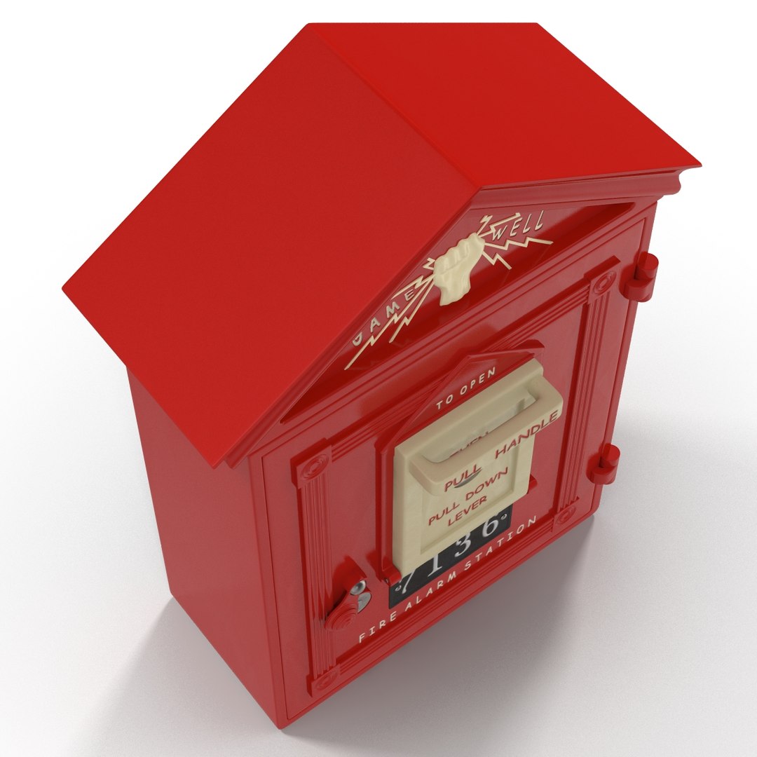 3d alarm box model