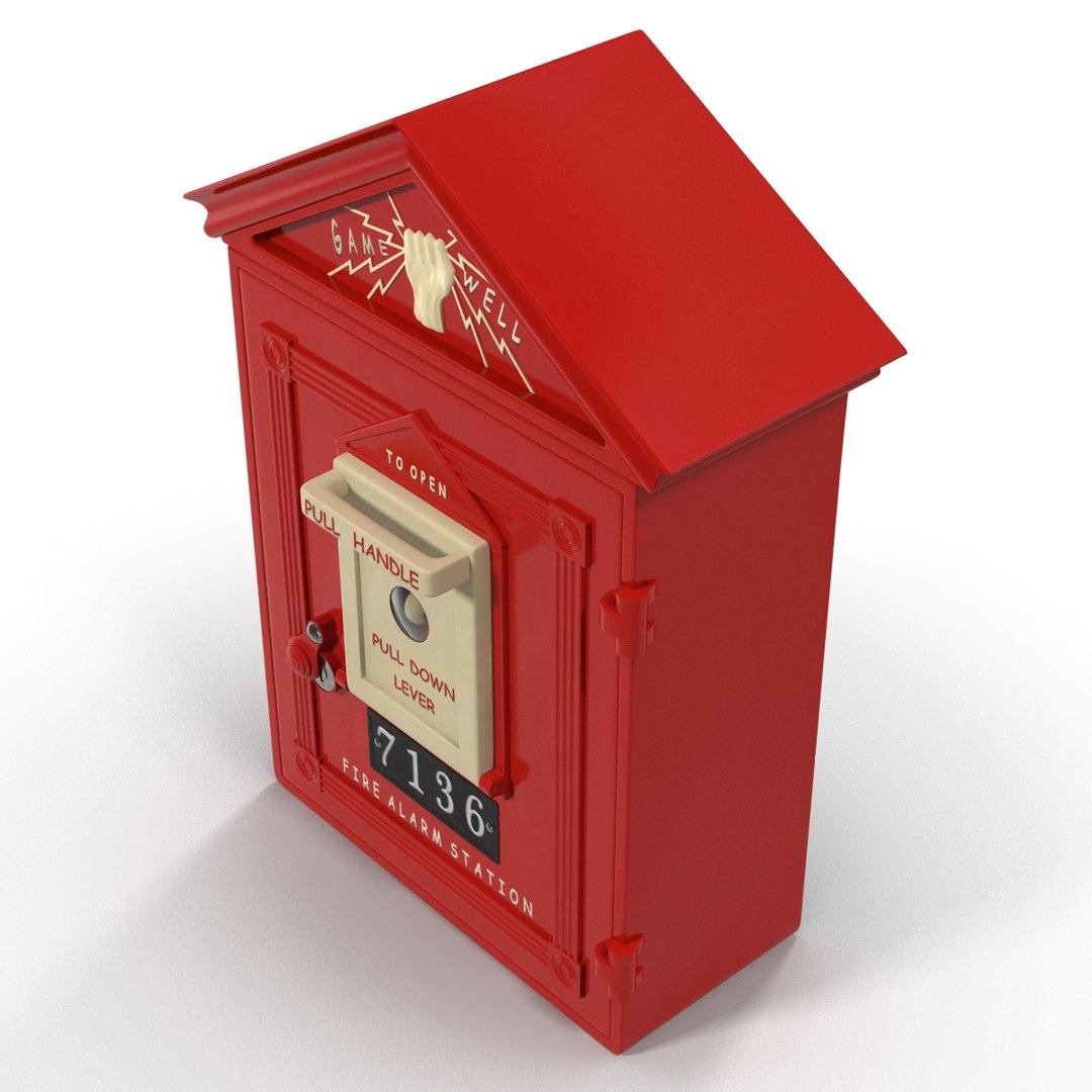 3d alarm box model