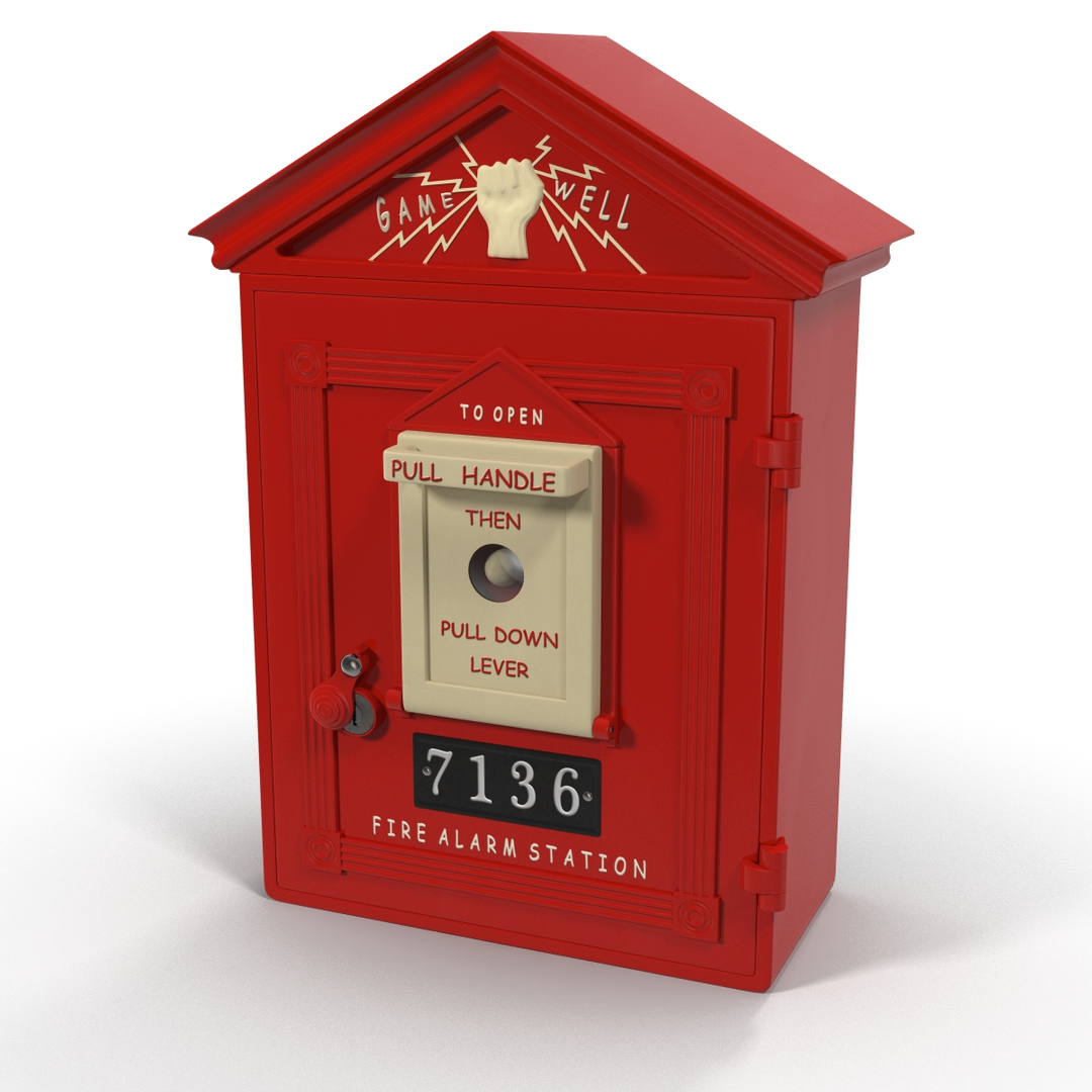 3d alarm box model