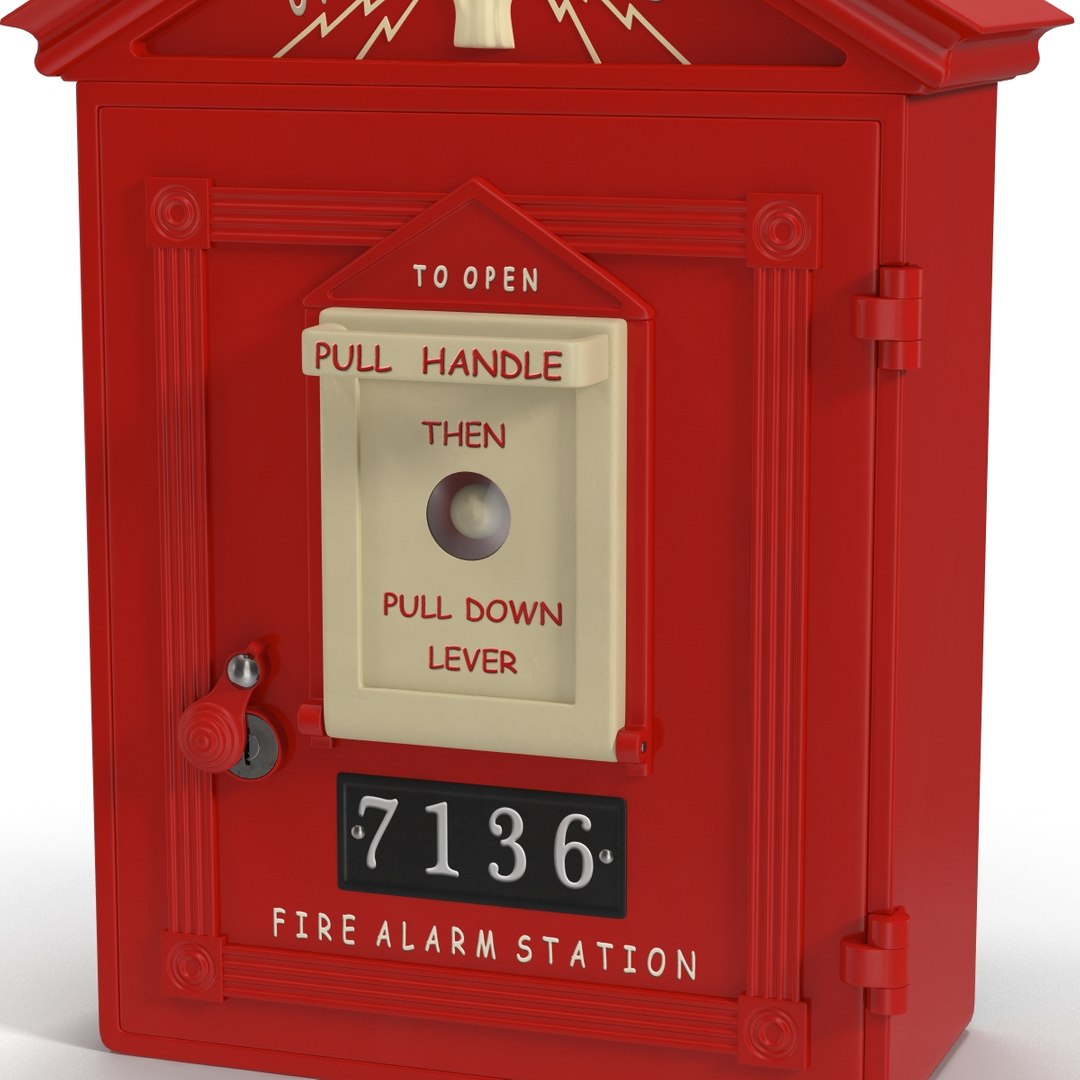 3d alarm box model