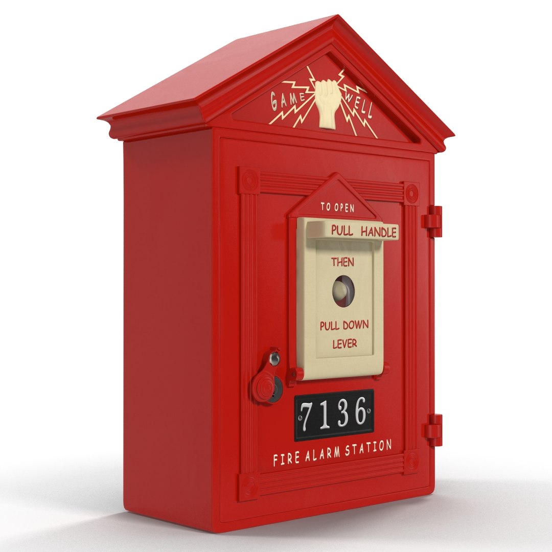3d alarm box model