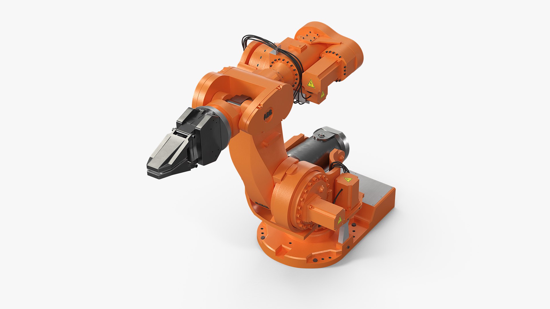 ABB IRB 7600 With Gripper Orange 3D Model - TurboSquid 2384433