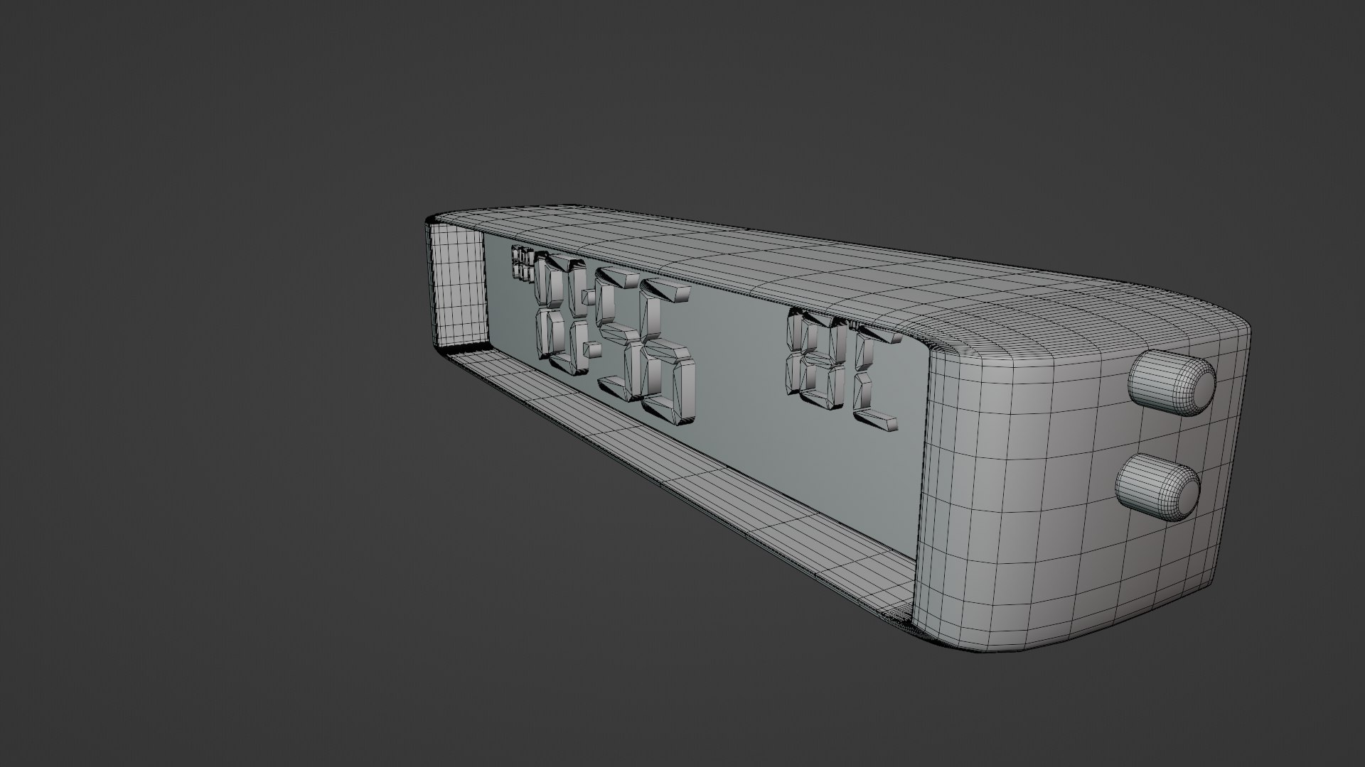 3D Digital Clock - TurboSquid 1964291