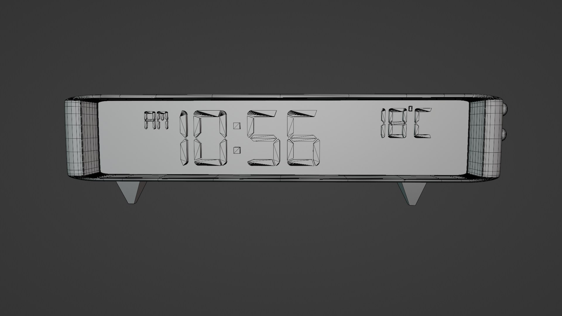 3D Digital Clock - TurboSquid 1964291