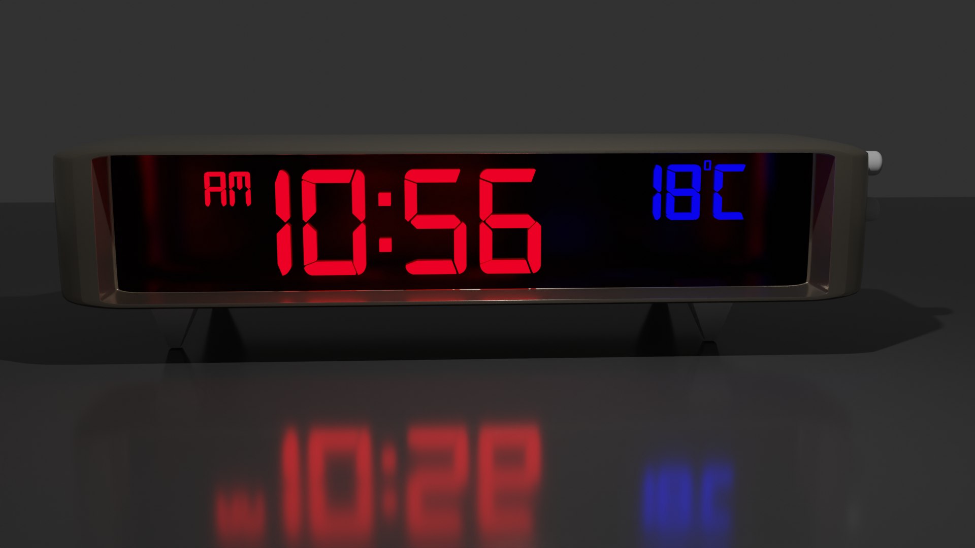 3D Digital Clock - TurboSquid 1964291