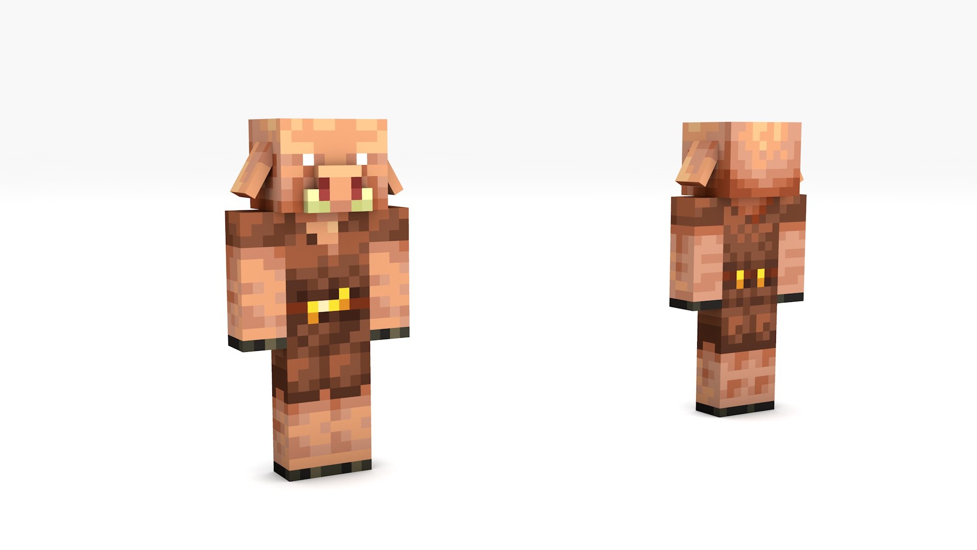 Piglin Minecraft Model - TurboSquid 2348158