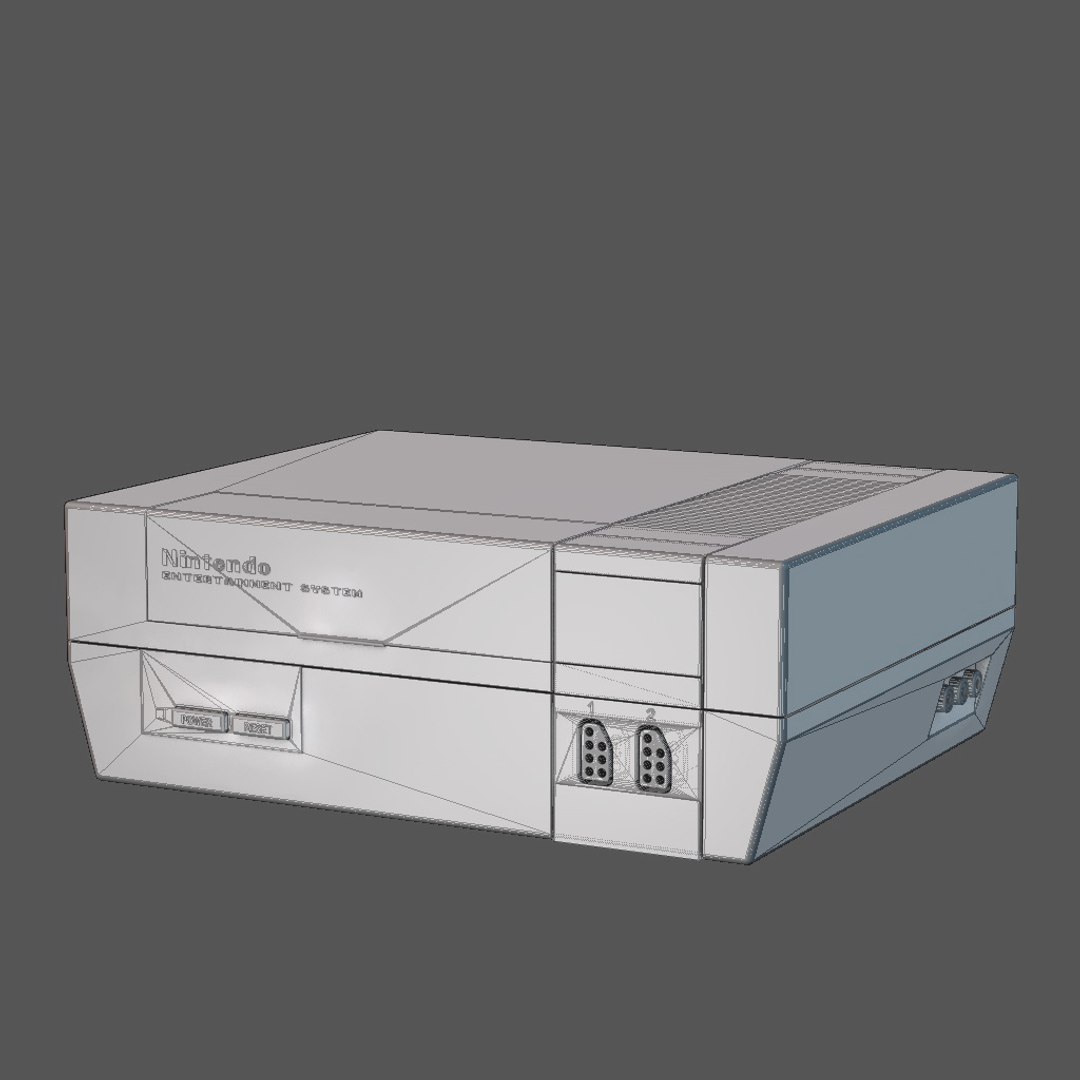 nintendo entertainment 3d c4d