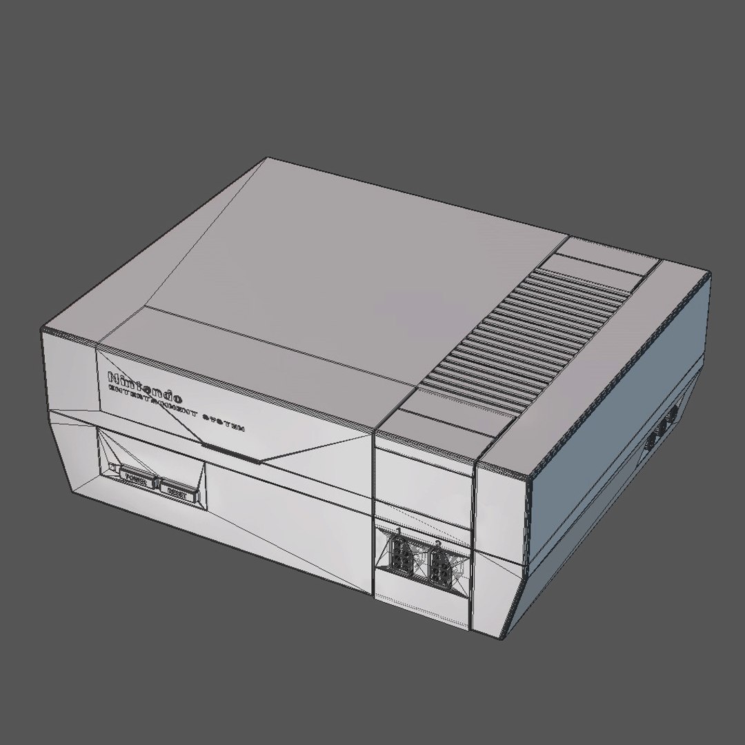 nintendo entertainment 3d c4d