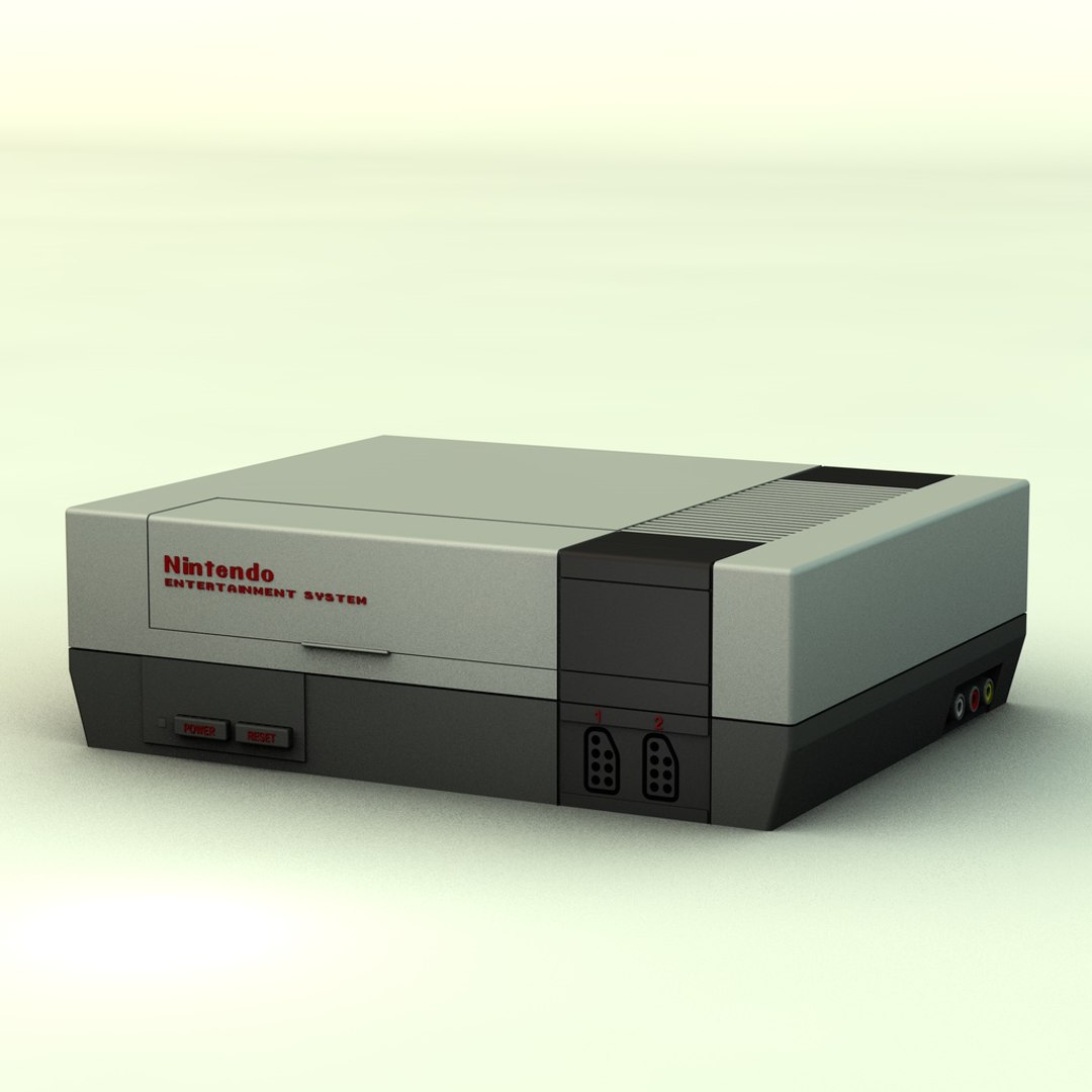 nintendo entertainment 3d c4d