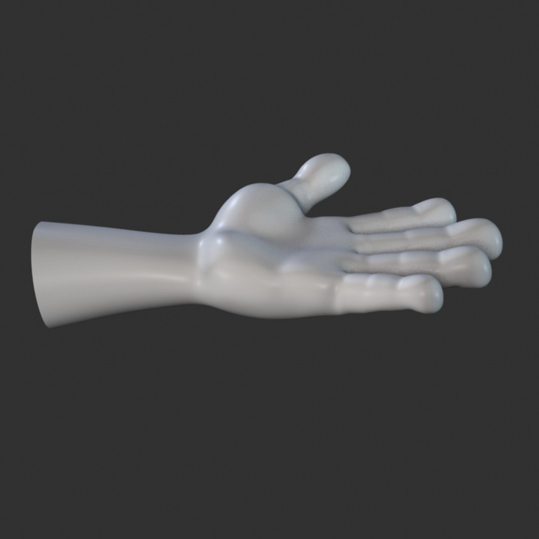 3ds max cartoon hand no:1 toon