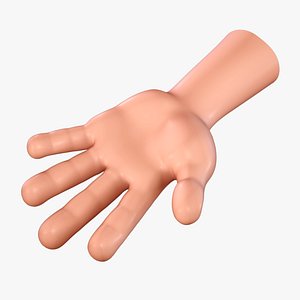 3d cartoon hand reference