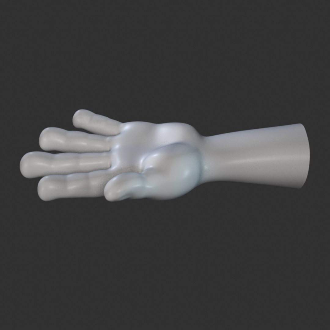 3ds max cartoon hand no:1 toon