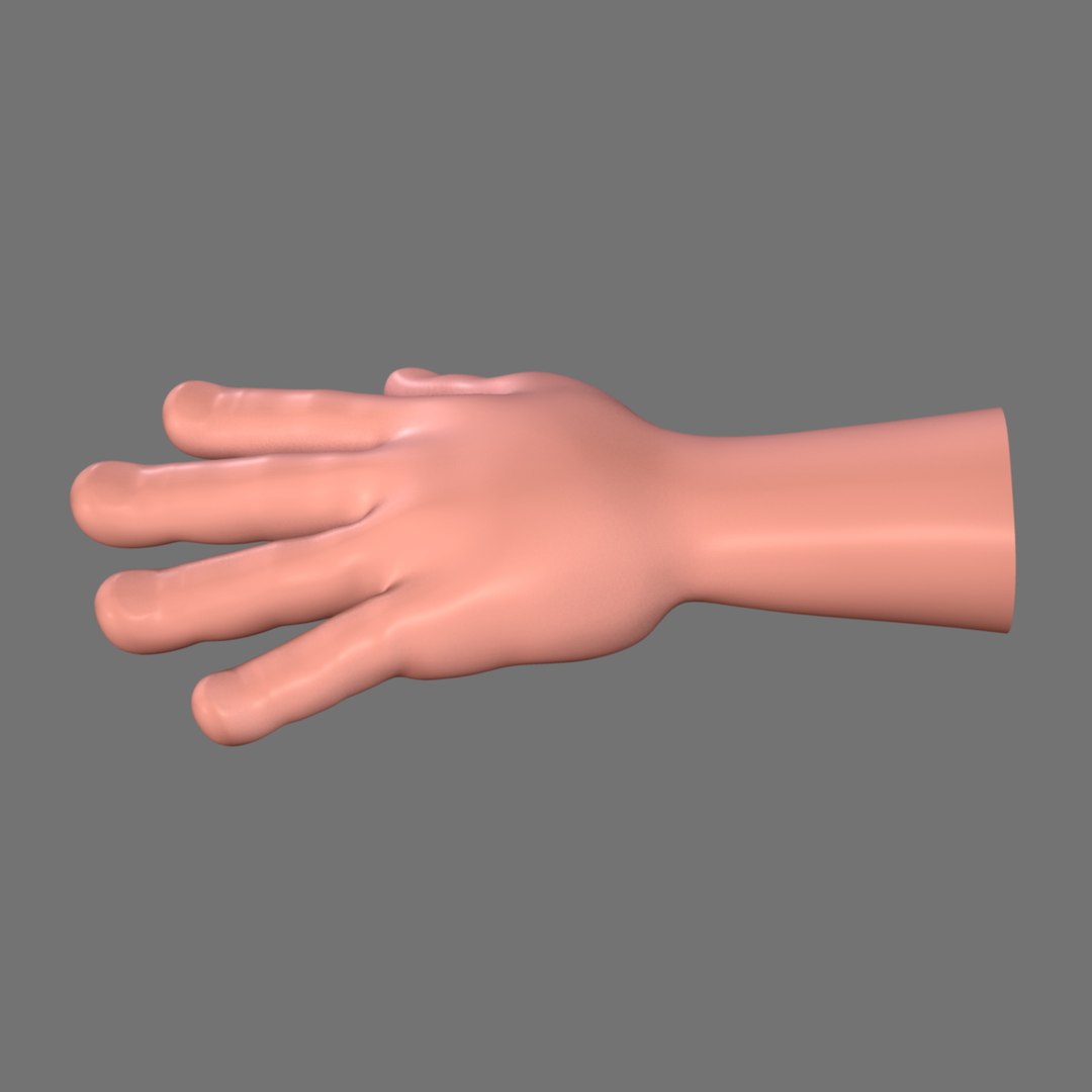 3ds max cartoon hand no:1 toon
